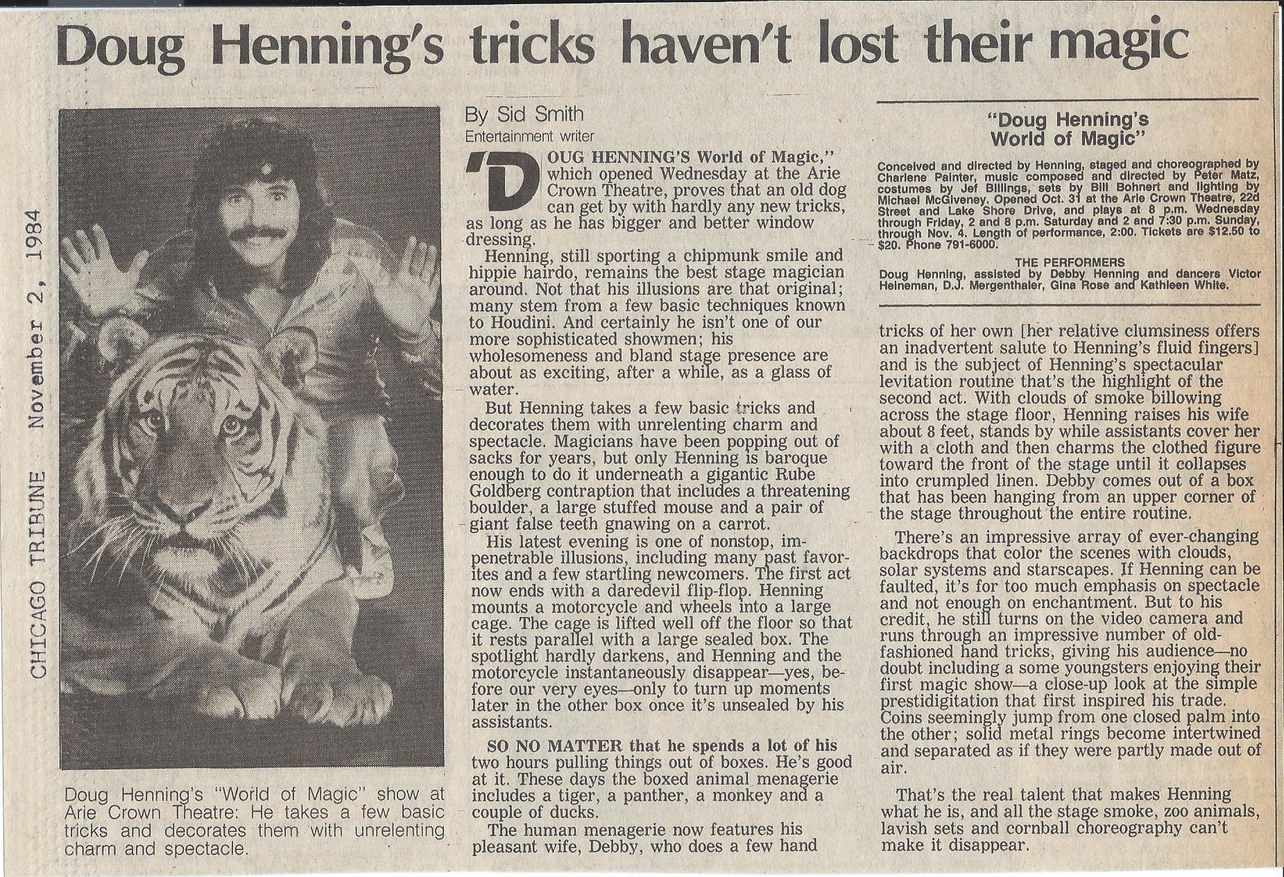 Doug in Chicago 1984 – THE DOUG HENNING PROJECT