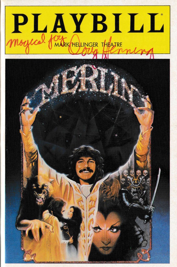Original Merlin Playbill – THE DOUG HENNING PROJECT