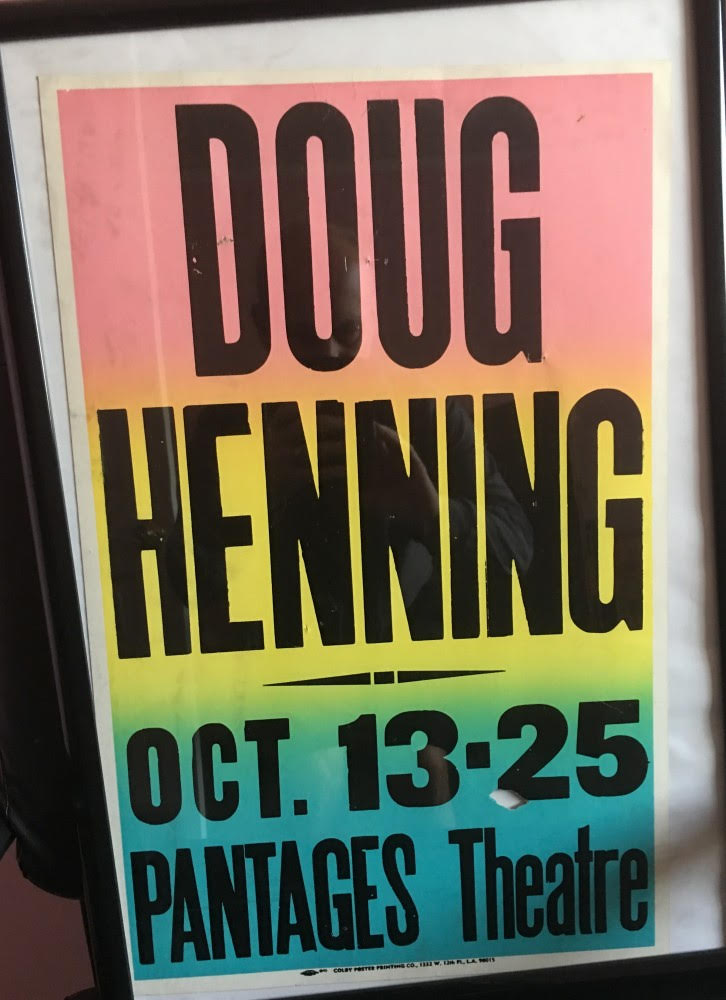 1981 Pantages Performance Poster – THE DOUG HENNING PROJECT