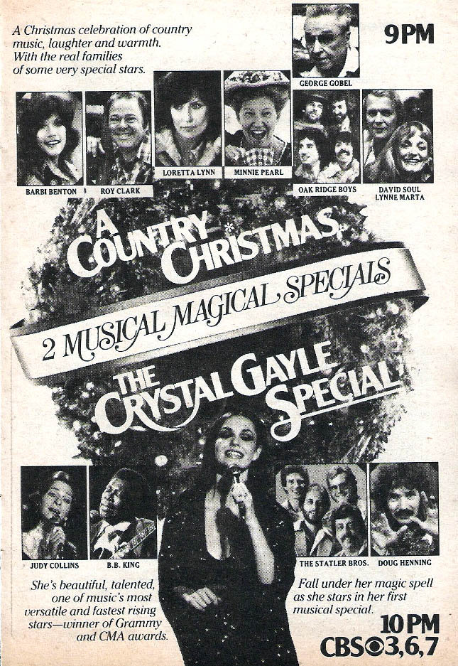 Crystal Gayle Christmas Special Poster – THE DOUG HENNING PROJECT