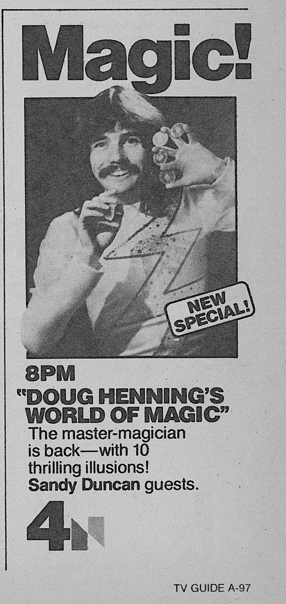 Various TV Guide Listings and Art – THE DOUG HENNING PROJECT