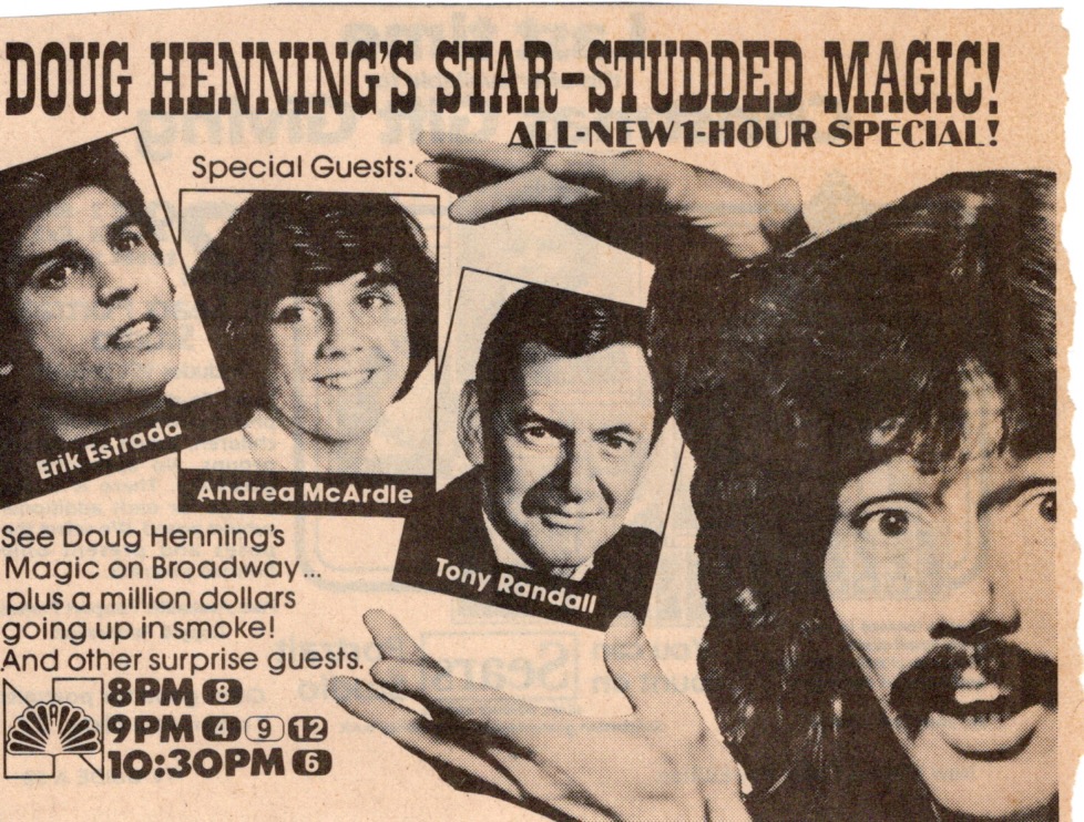 The Specials: TV Guide Half Page Ads – THE DOUG HENNING PROJECT