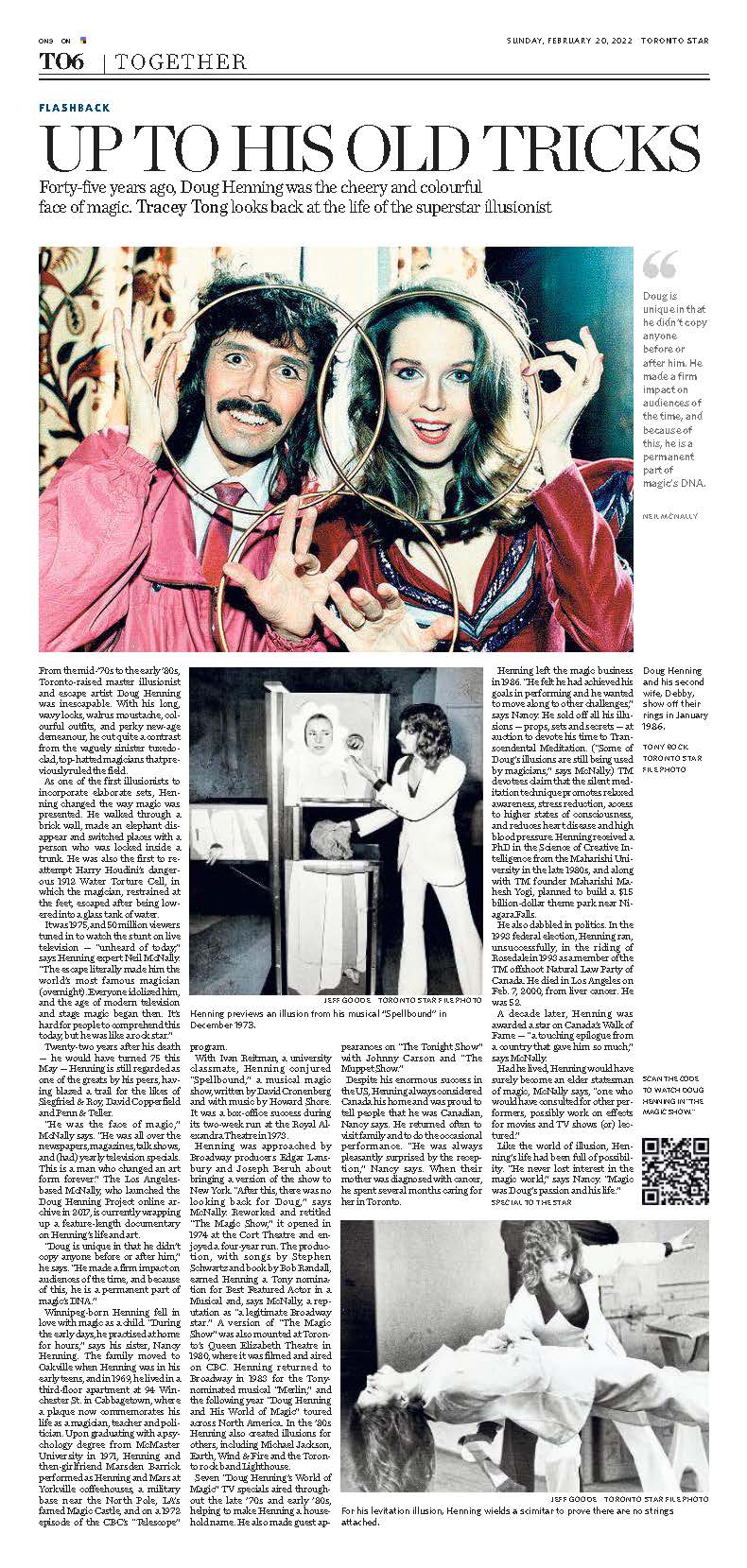 New “Toronto Star” Doug Article: Up to His Old Tricks – THE DOUG ...