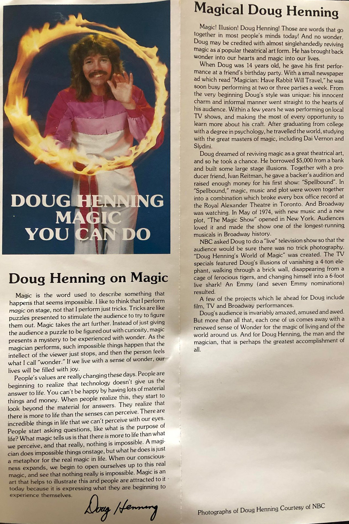 Doug Henning Magic You Can Do Kit: Detailed Photos – THE DOUG HENNING ...