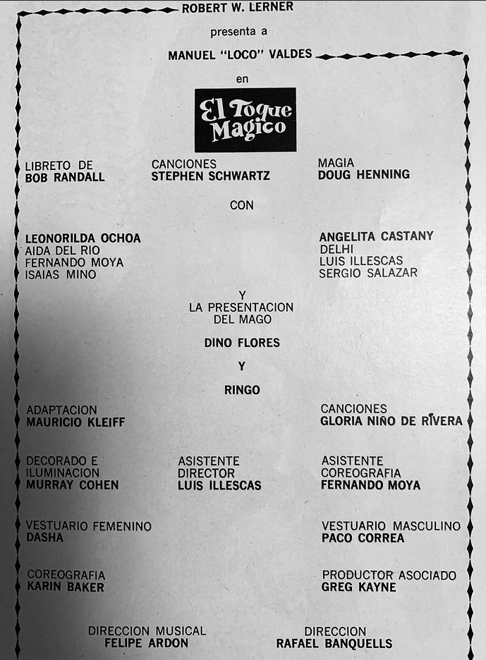 Spanish Language “Magic Show” Poster – THE DOUG HENNING PROJECT
