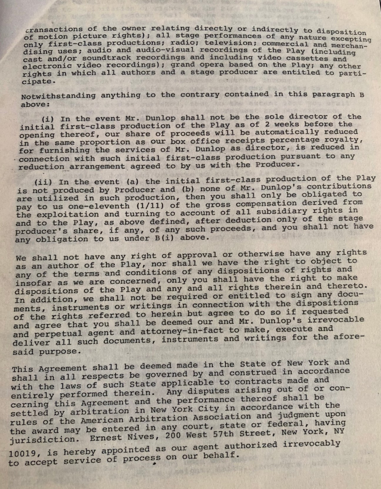 Original “Merlin” Contract – THE DOUG HENNING PROJECT