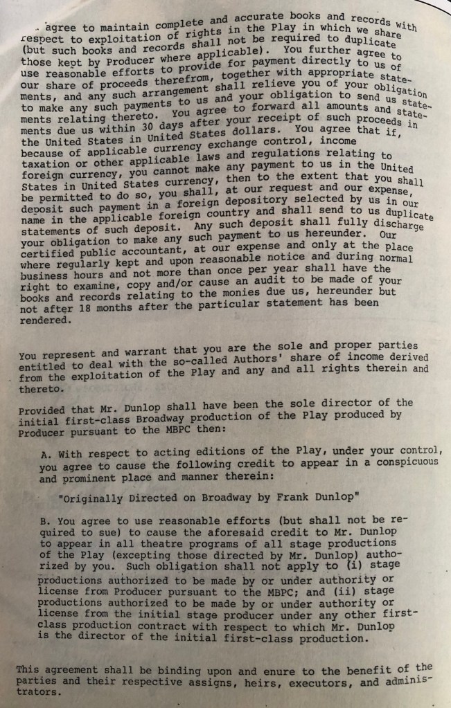 Original “Merlin” Contract – THE DOUG HENNING PROJECT