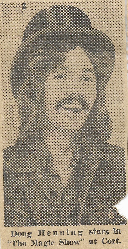 New York Post “Magic Show” Review-May 29, 1974 – THE DOUG HENNING PROJECT