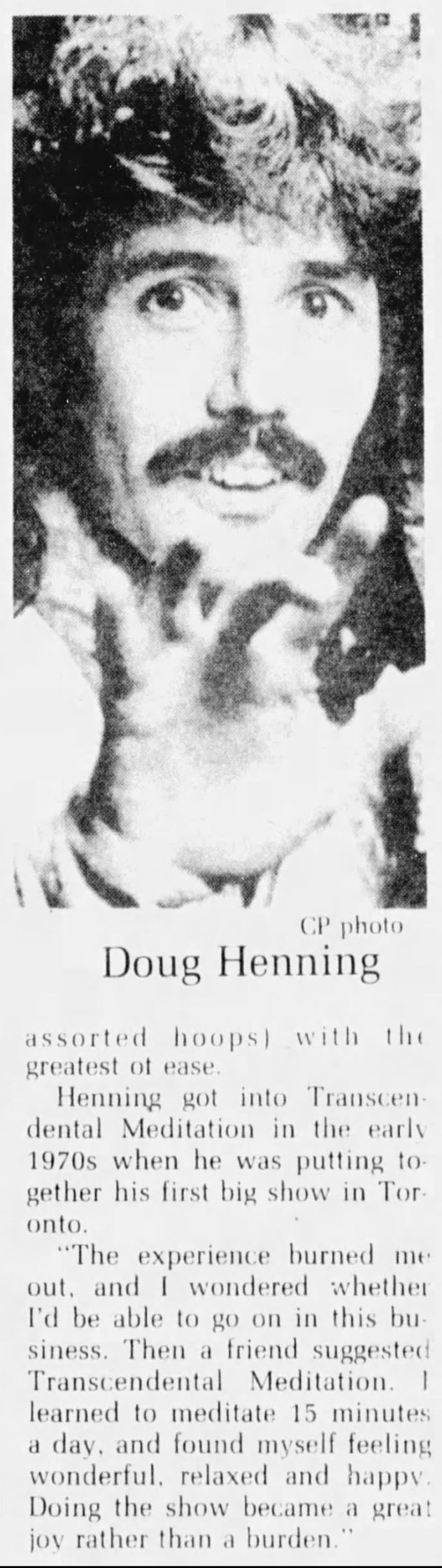 The Sun Times, Owen Sound, 4/29/83: Merlin Interview – THE DOUG HENNING ...